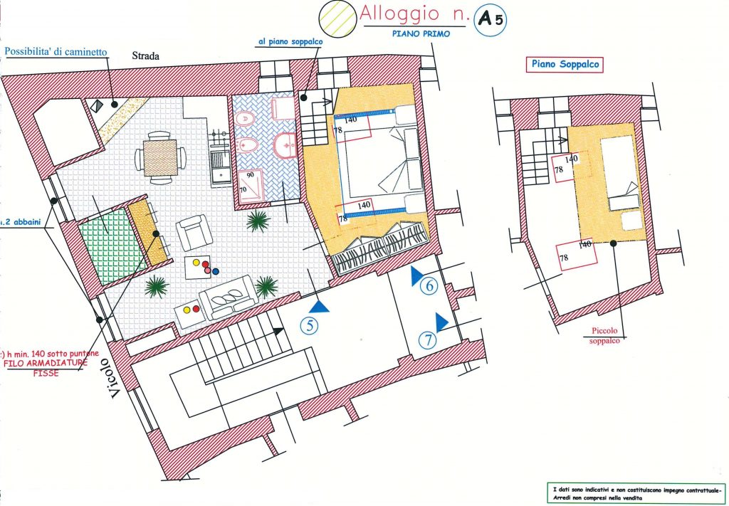 planimetria alloggio 5 « Grandhoche